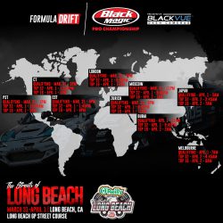 Formula DRIFT Round 1 - Long Beach Livestream Schedule - Formula DRIFT BLOG